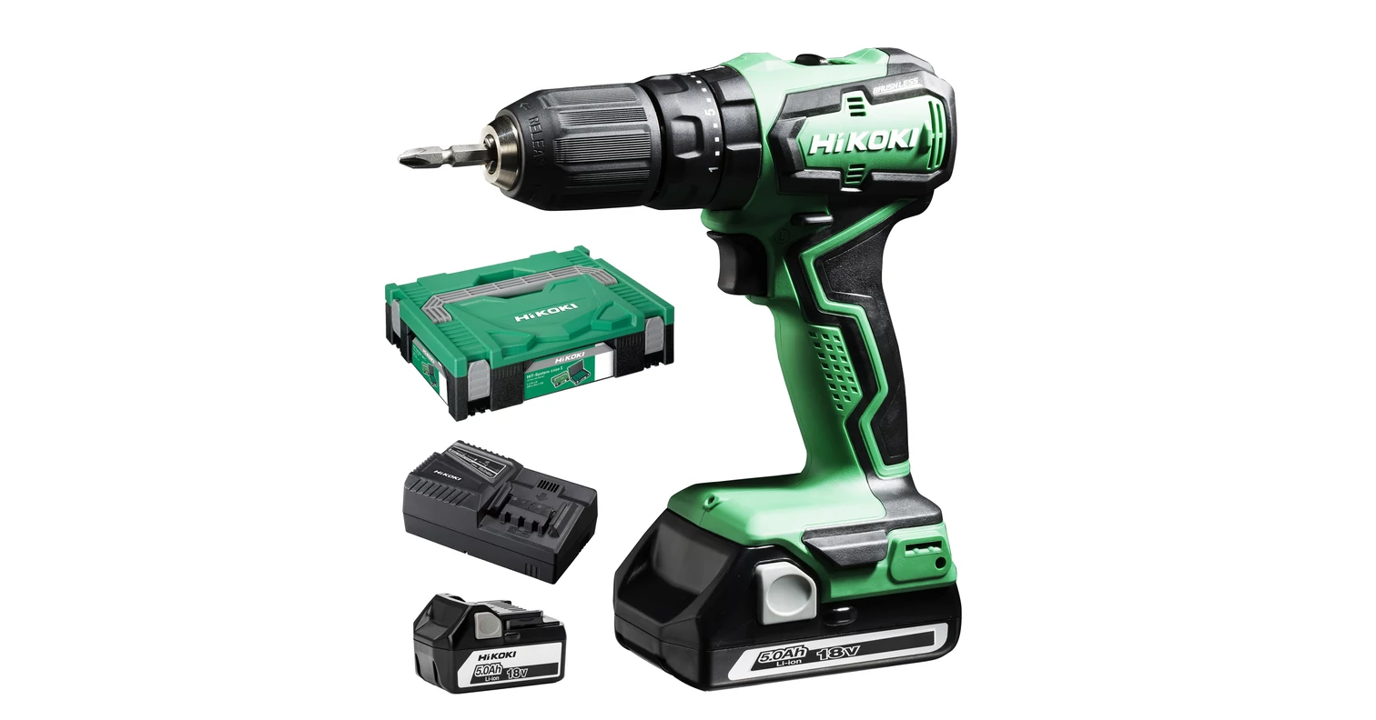 Hikoki DV18DD-5AH Akkumulátoros Fúró-csavarozó 2x5.0ah - A Technoroll Shopban